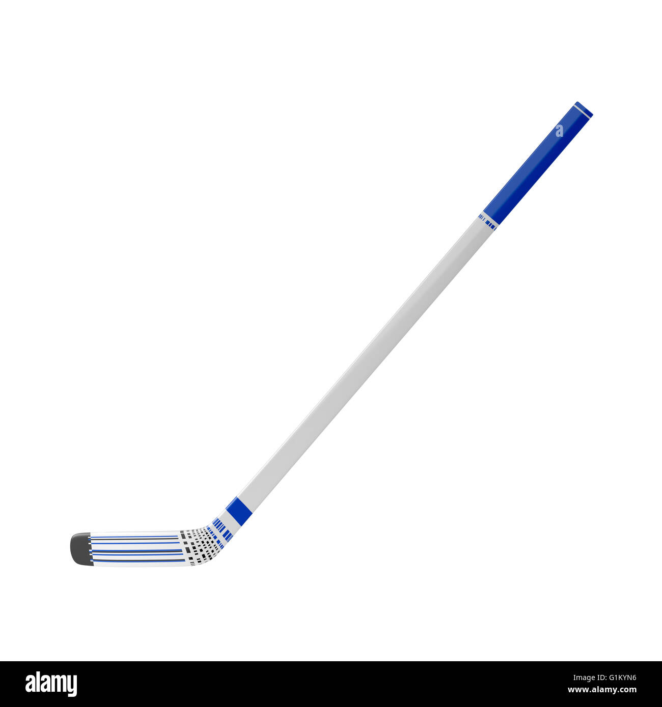 Ice hockey stick isolated on white background Stock Photo - Alamy