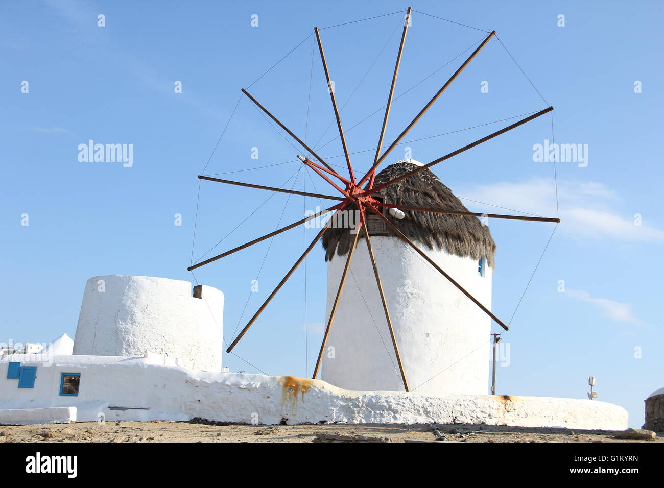 Windmills of Mykonos, Greece Stock Photo - Alamy