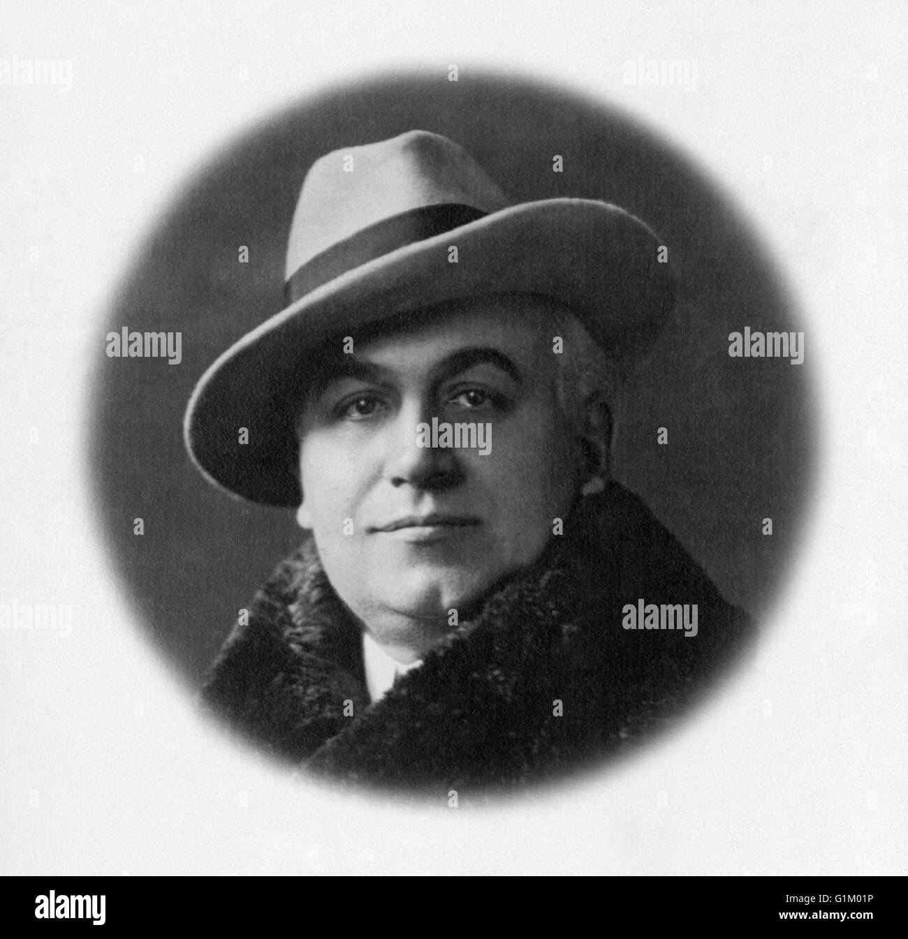 LEON ROTHIER (1874-1951). French opera singer. Photograph, 1943 Stock ...