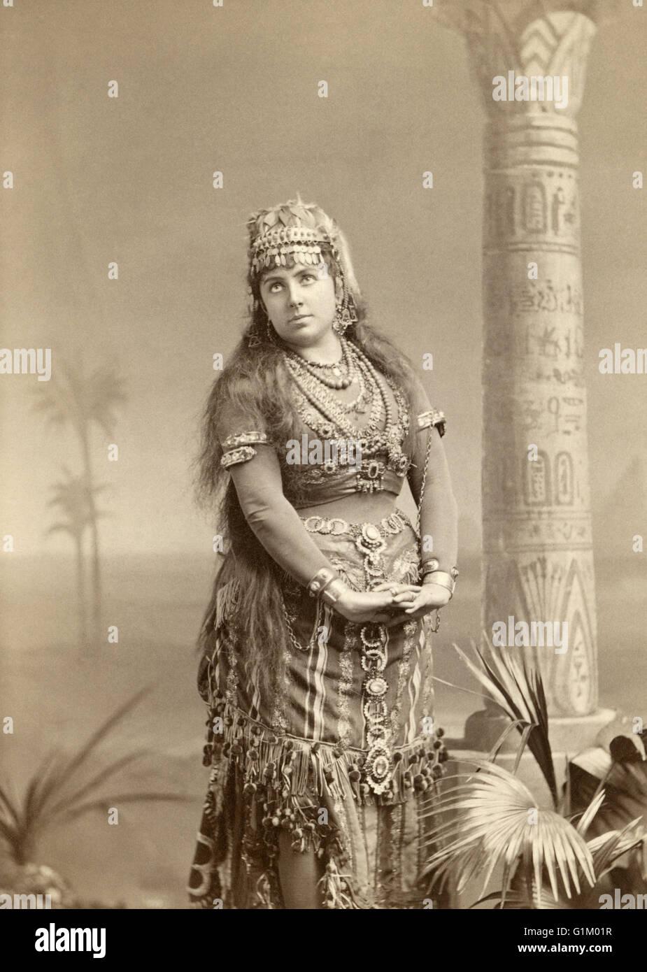 MARIE ROZE (1846-1926). French opera singer. As the title character in ...