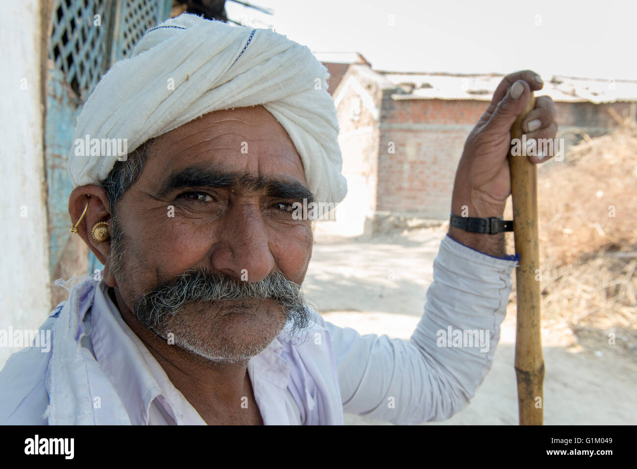 Indian rabari men portrait hi-res stock photography and images - Alamy