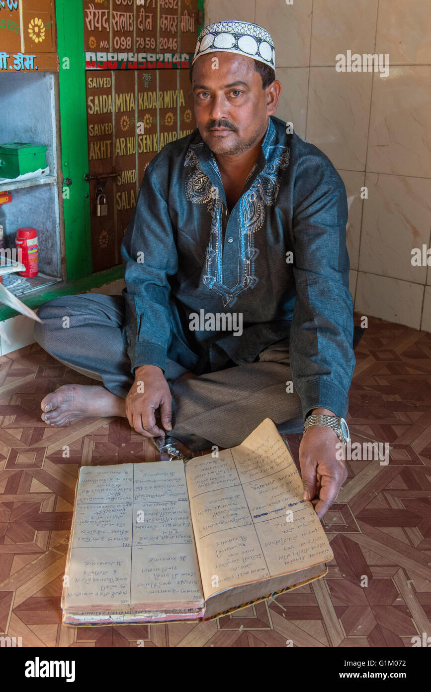 The Exorcist And His Register, Hazrat Mira Datar, Unava Stock Photo - Alamy