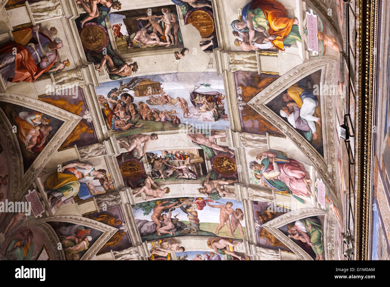 The Sistine Chapel ceiling Stock Photo - Alamy