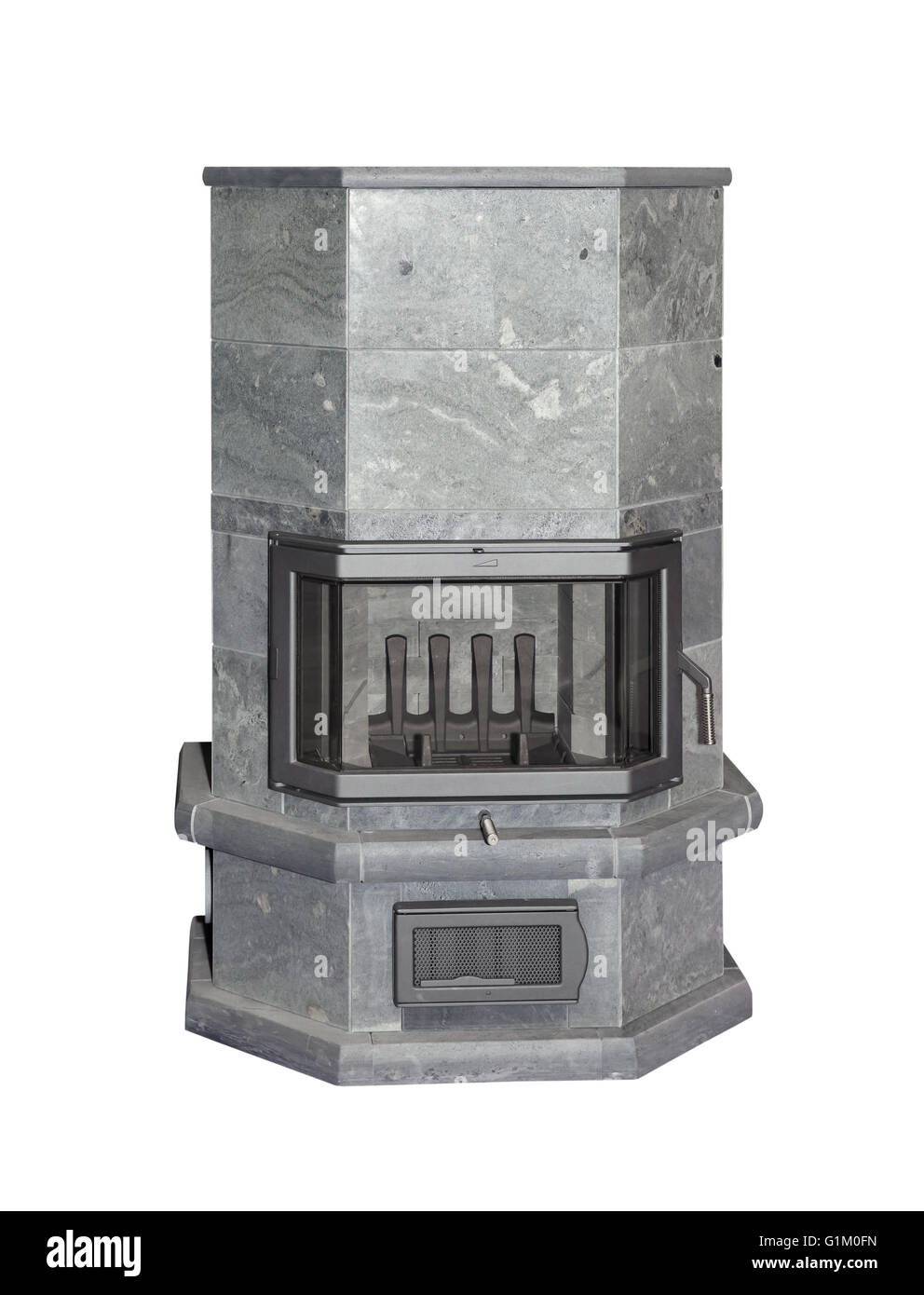 Fireplace burning Cut Out Stock Images & Pictures - Alamy