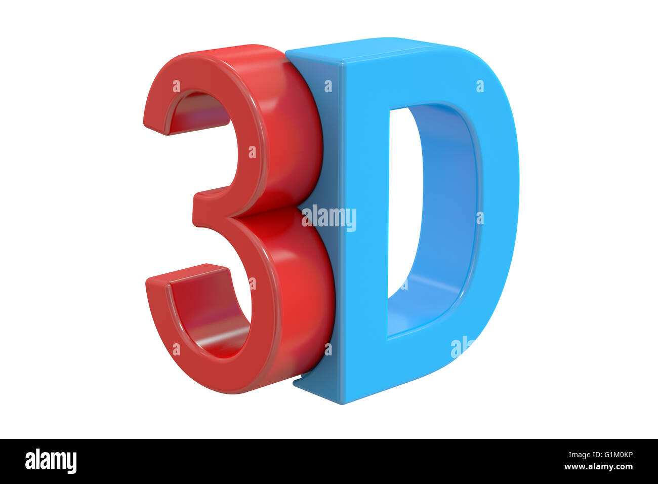 3D logo, 3D rendering isolated on white background Stock Photo - Alamy