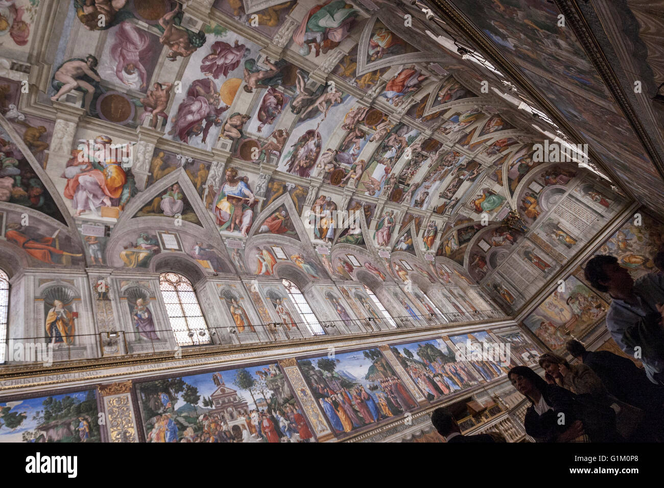 The Sistine Chapel ceiling Stock Photo - Alamy
