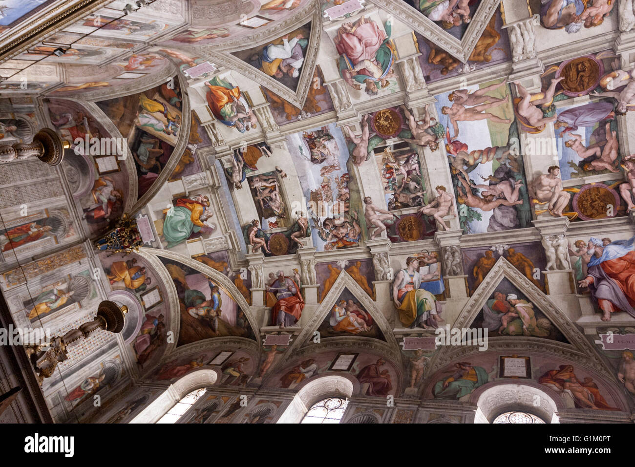 The Sistine Chapel ceiling Stock Photo - Alamy