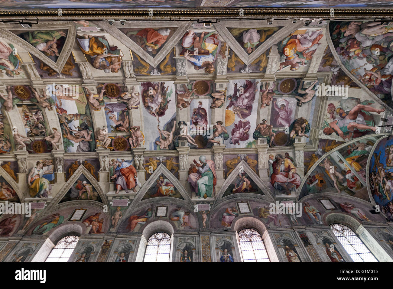 Sixtine chapel michelangelo hi-res stock photography and images - Alamy