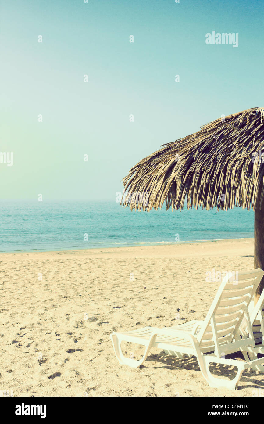 Vintage summer beach Stock Photo - Alamy