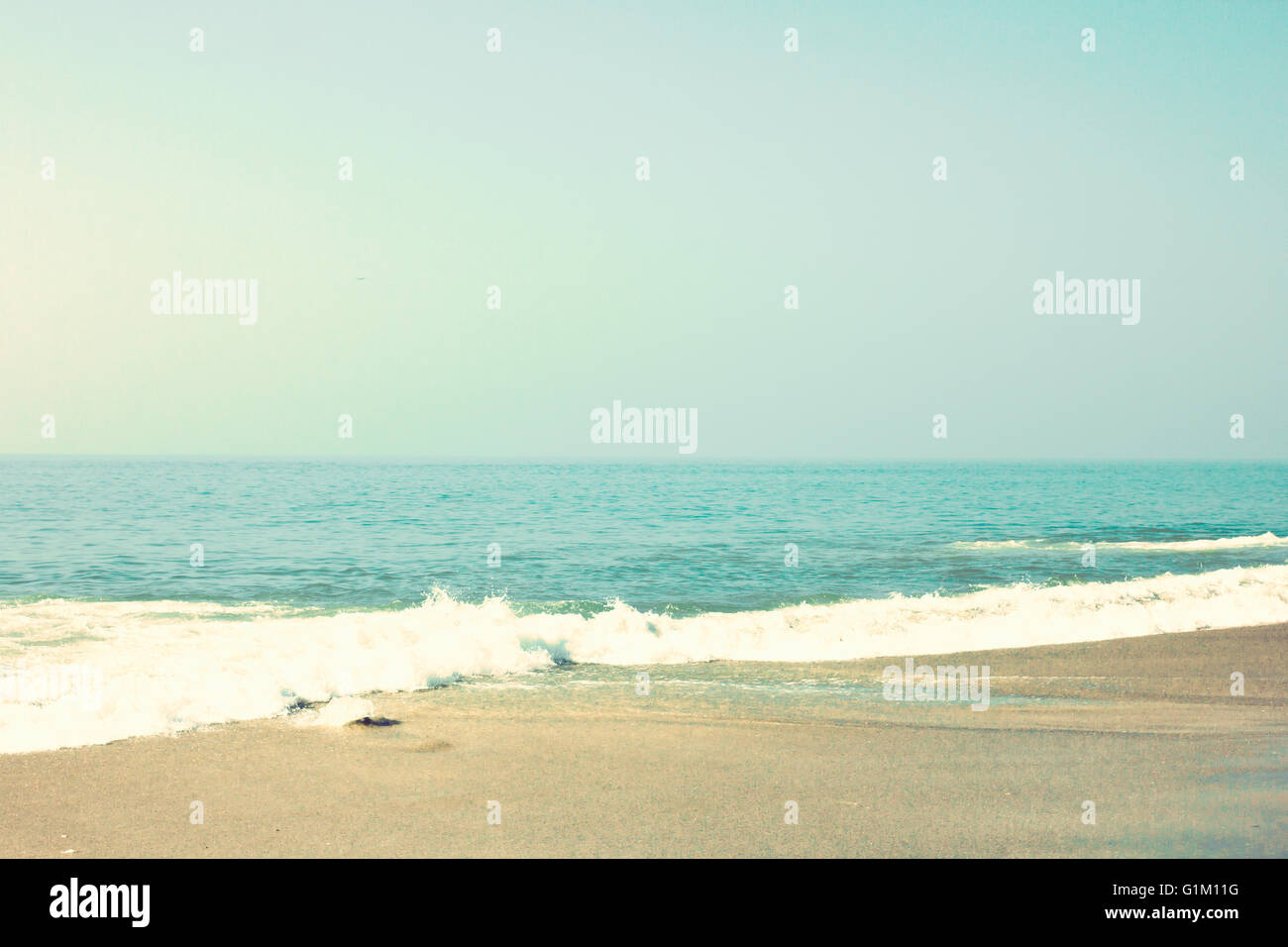 Vintage summer beach Stock Photo - Alamy