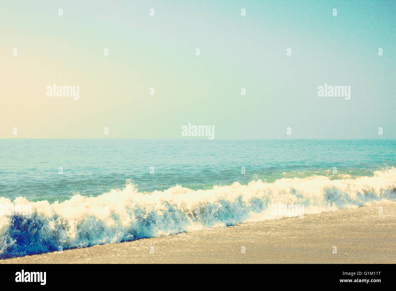 Vintage summer beach Stock Photo - Alamy