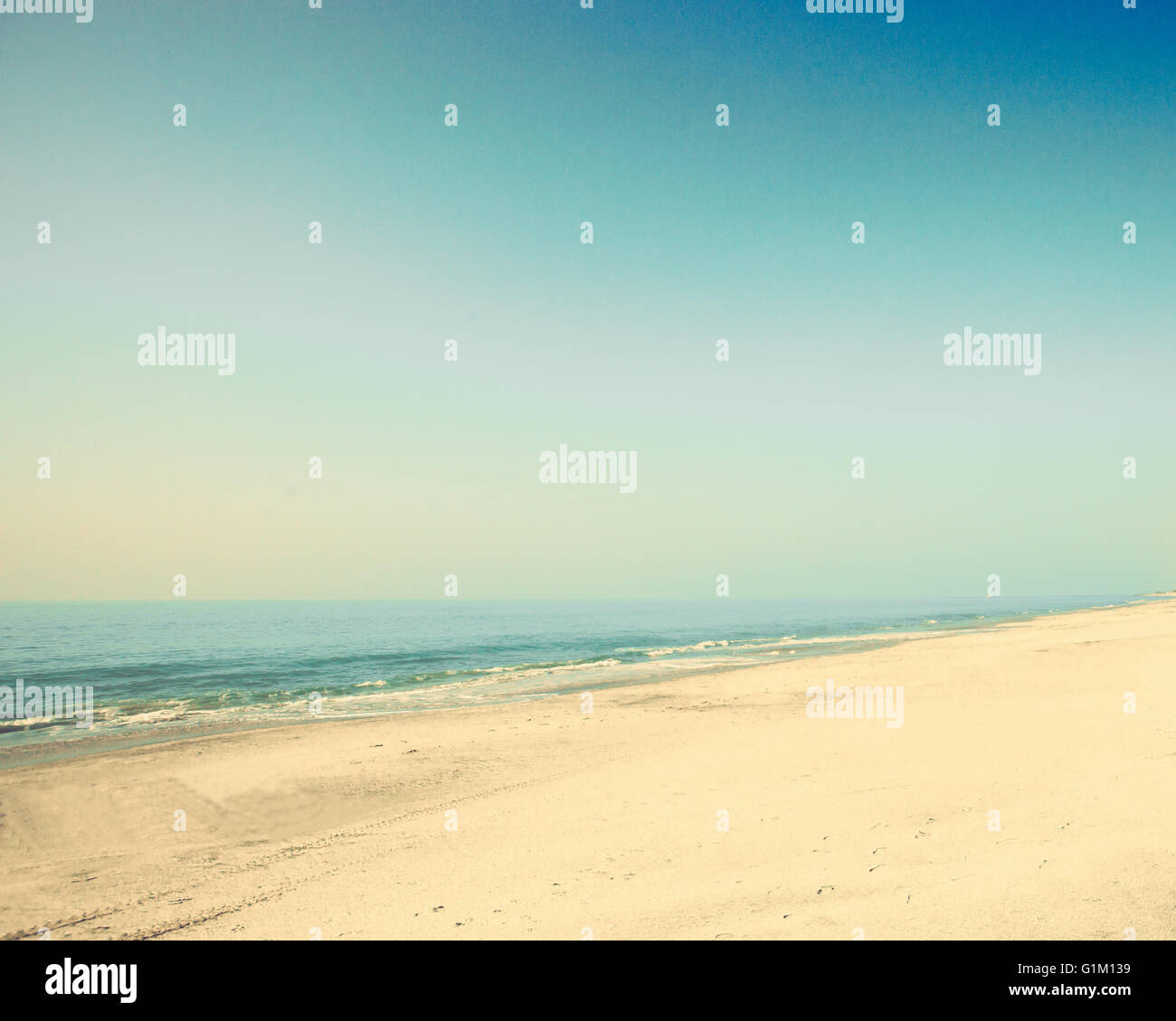 Vintage summer beach Stock Photo - Alamy