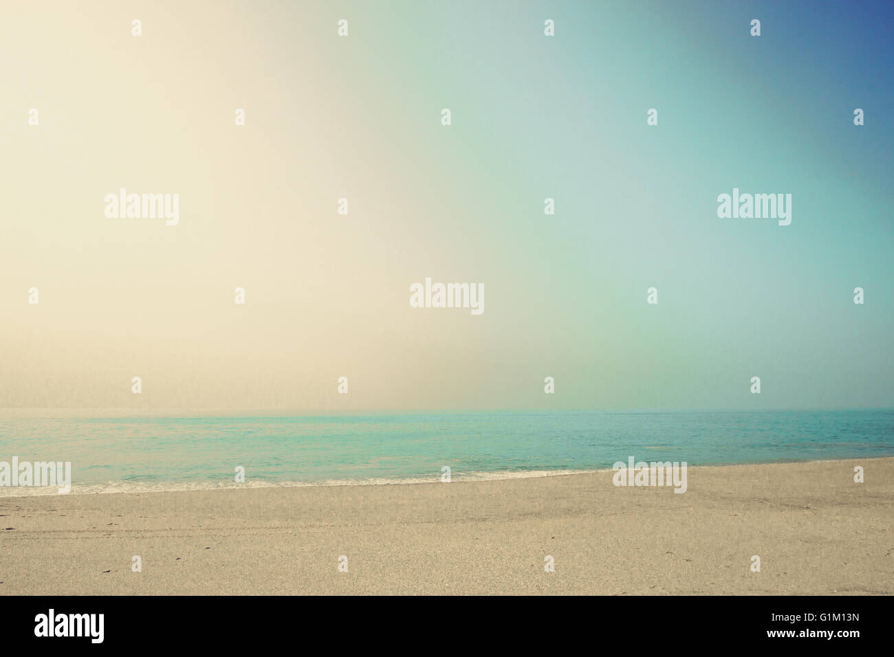Vintage summer beach Stock Photo - Alamy