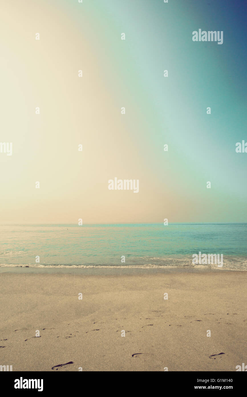 Vintage summer beach Stock Photo - Alamy