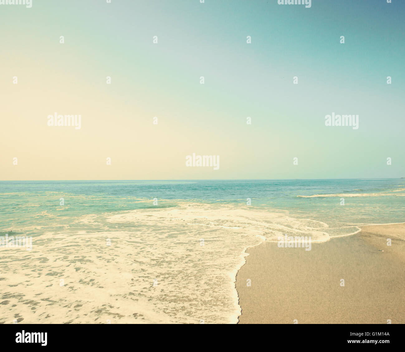 Vintage summer beach Stock Photo - Alamy
