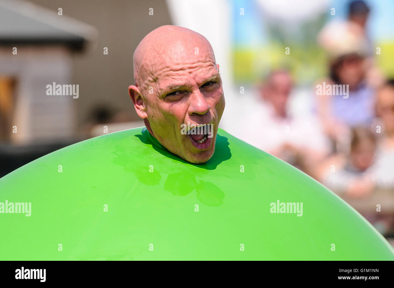 Man stuck inside balloon hi-res stock photography and images - Alamy