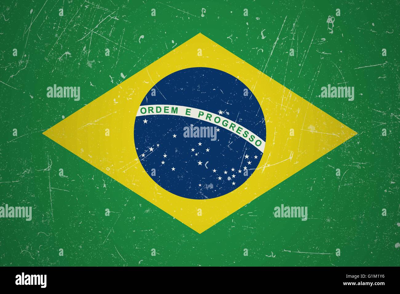 Old brazil flag Stock Vector Images - Alamy