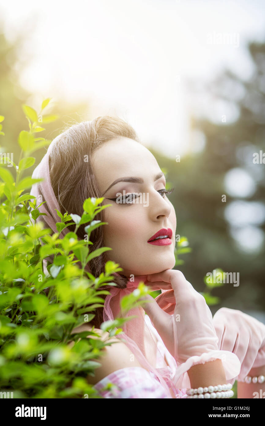 Hair face hi-res stock photography and images - Alamy