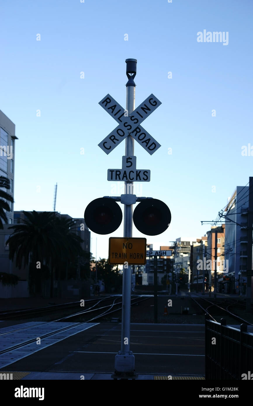Train tracks downtown San Diego Stock Photo - Alamy