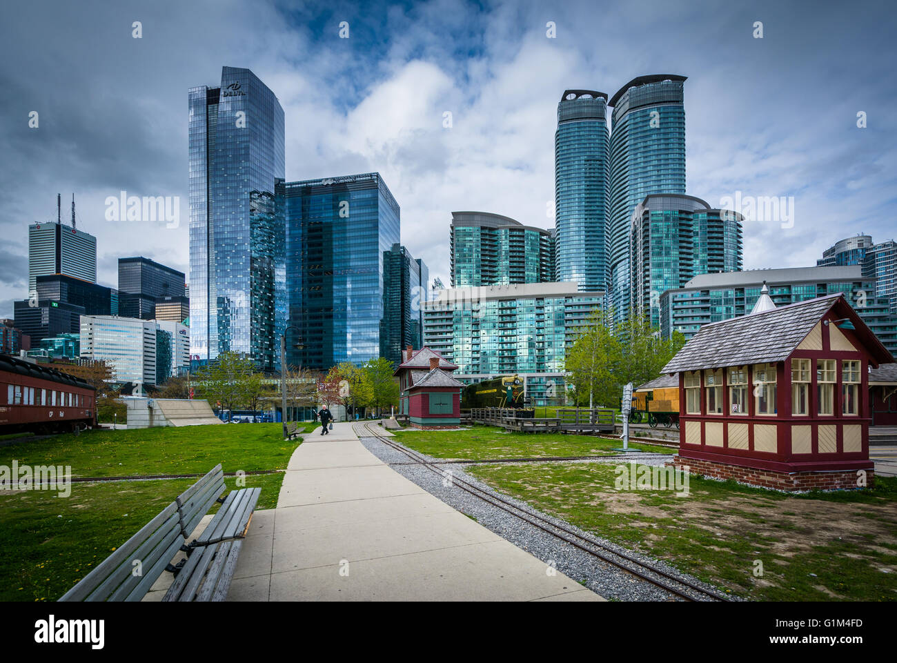 Relics of the Toronto Rail Lands at Roundhouse Park, in Toronto ...