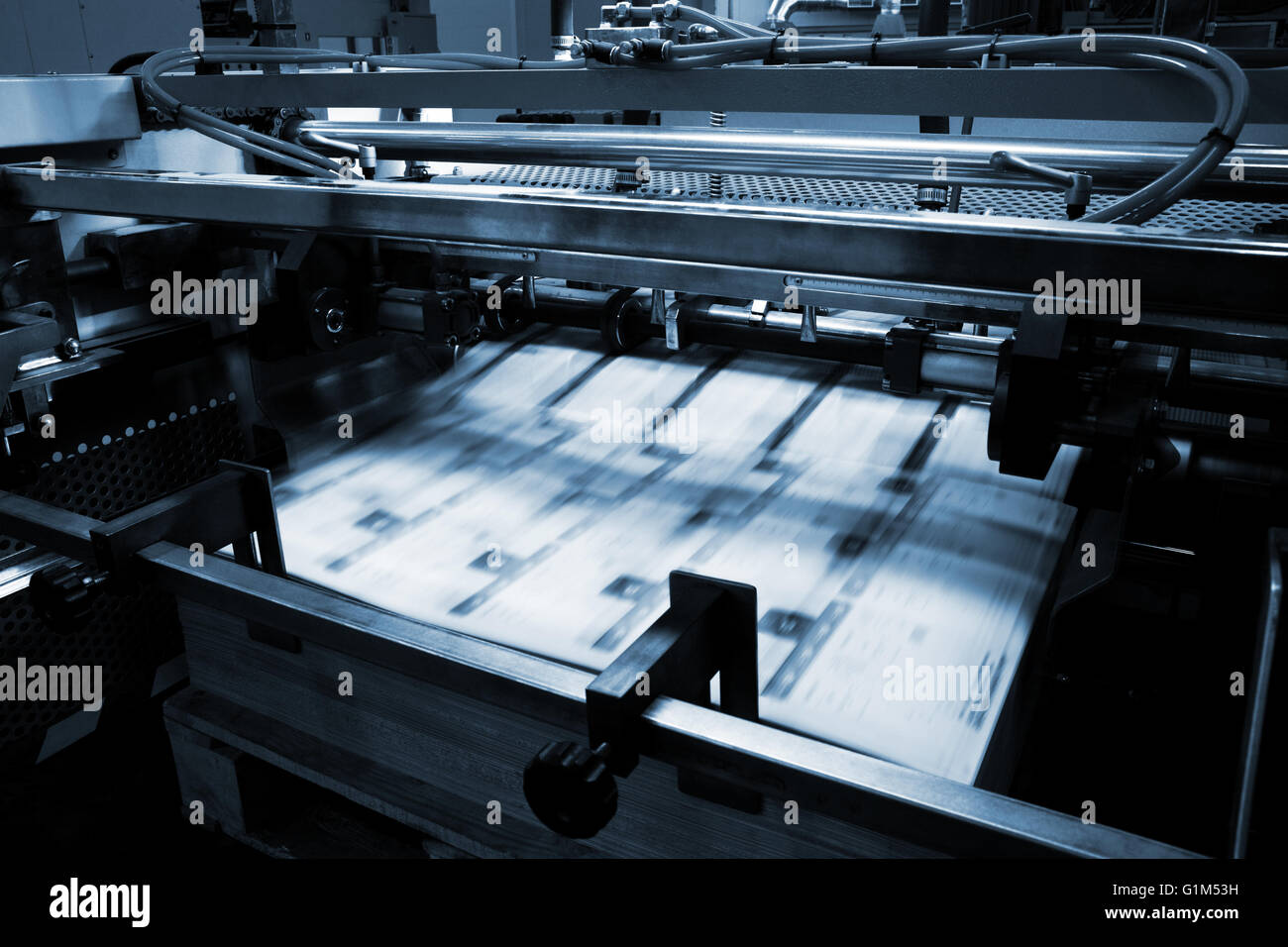 Polygraphic process in modern printing hi-res stock photography and ...