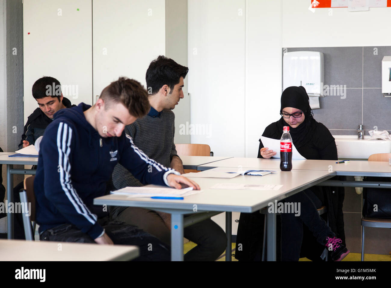 International class during language teaching Stock Photo - Alamy