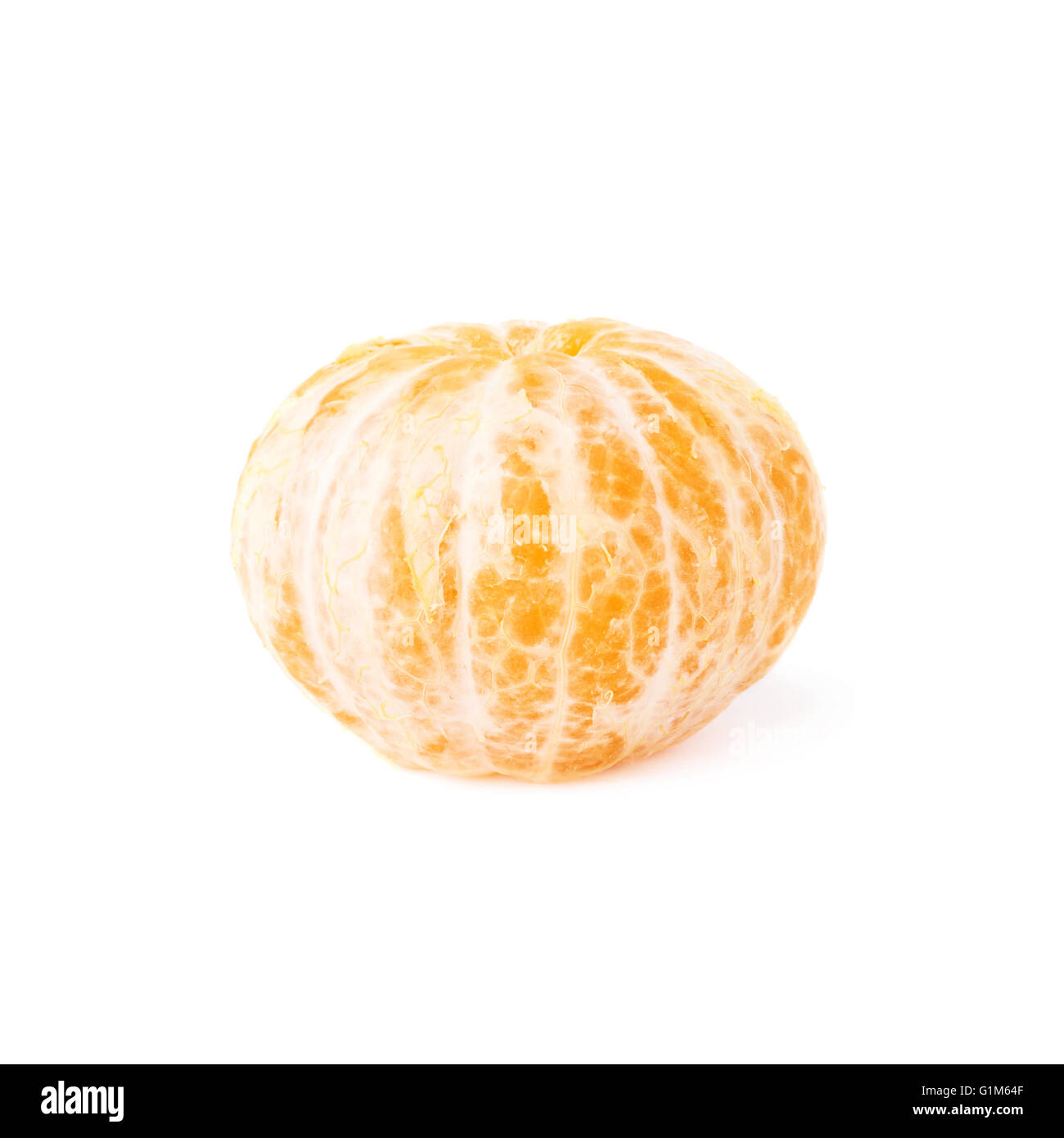 Fresh juicy tangerine fruit isolated over the white background Stock ...