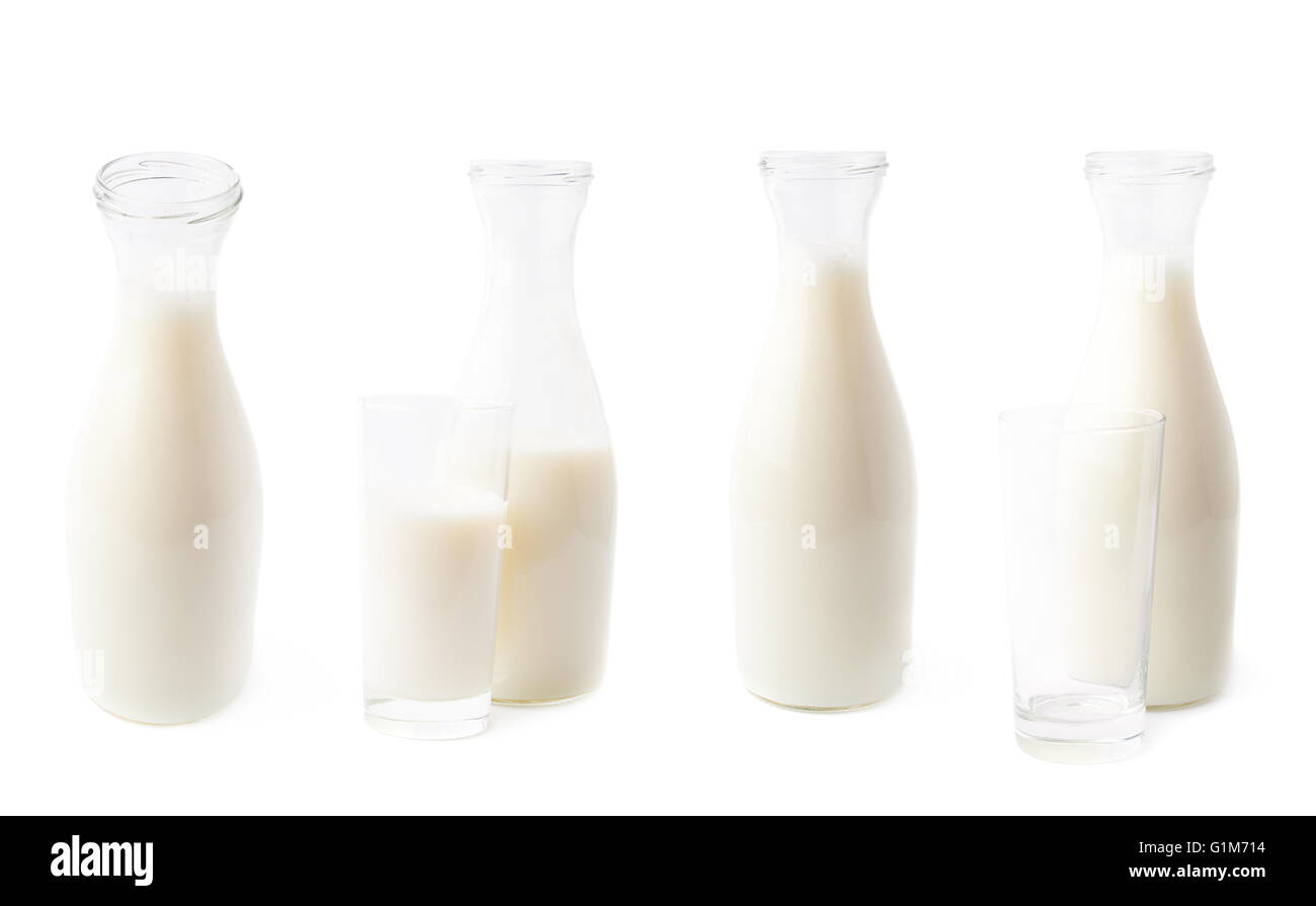 Half full glass of milk hi-res stock photography and images - Alamy