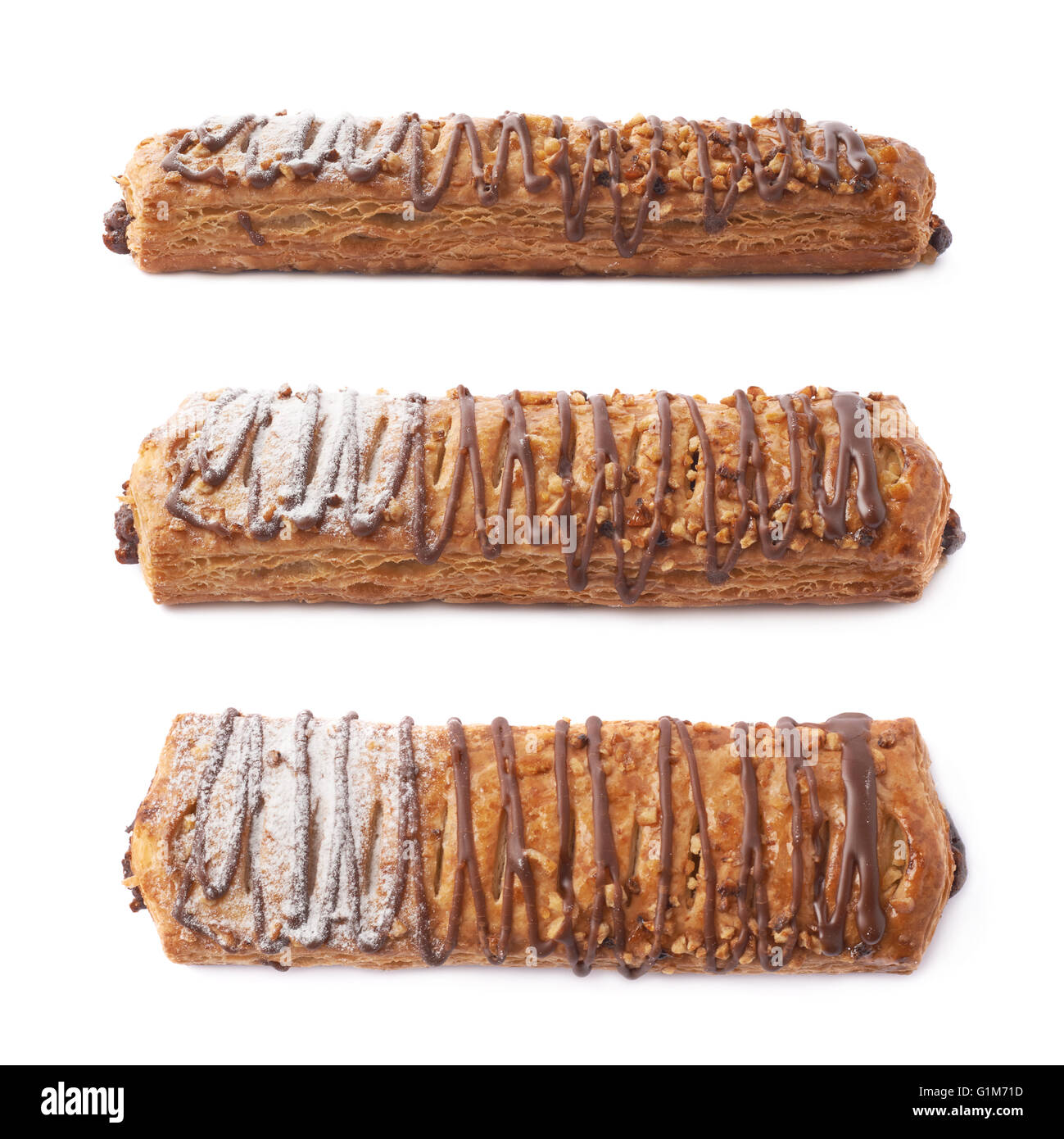 Sweet bread bun pastry isolated Stock Photo - Alamy