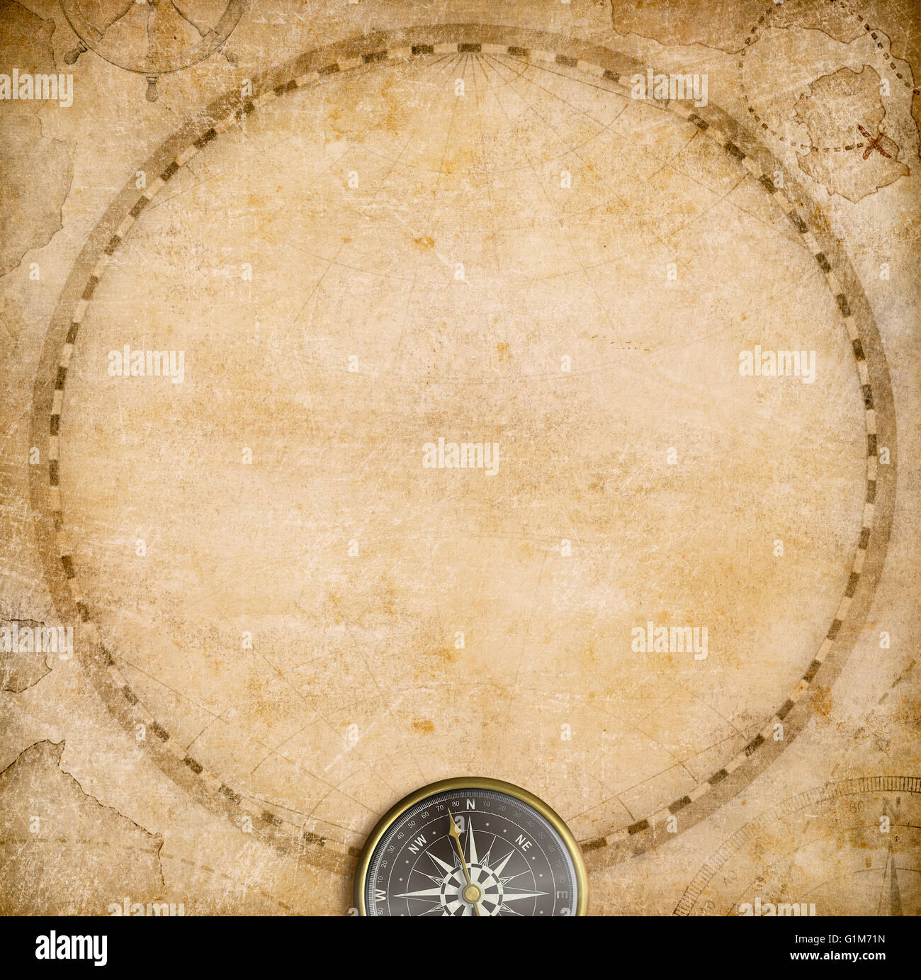 Pirate round map hi-res stock photography and images - Alamy