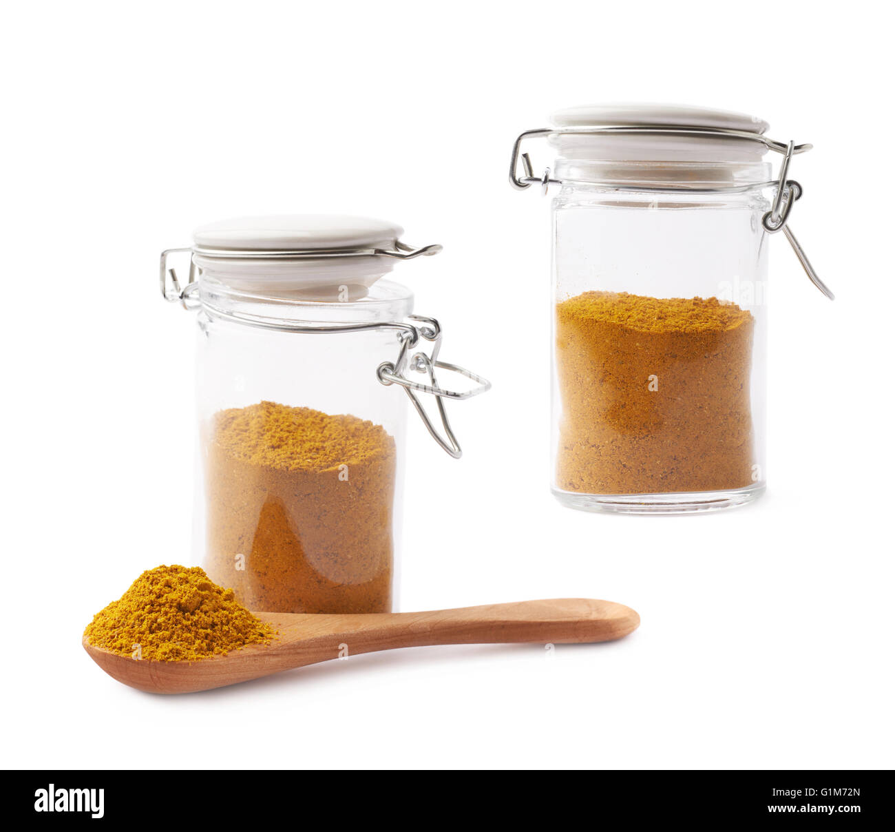 Close glass curry powder hi-res stock photography and images - Alamy