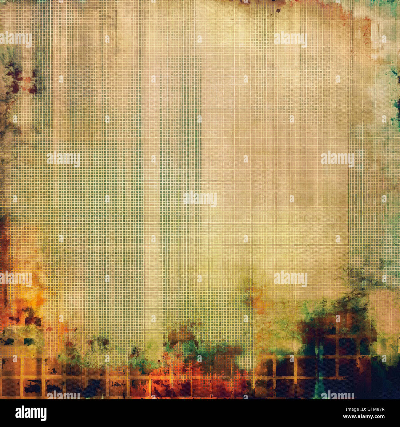 Grunge colorful background or old texture for creative design work ...