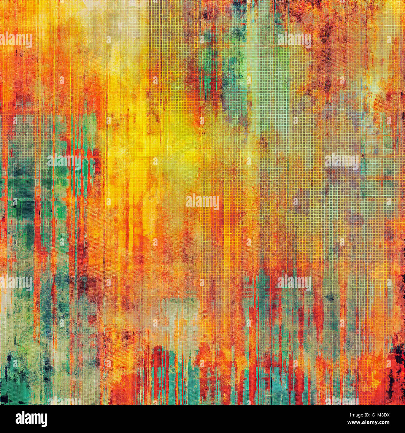 Old vintage background with retro-style elements and different color ...