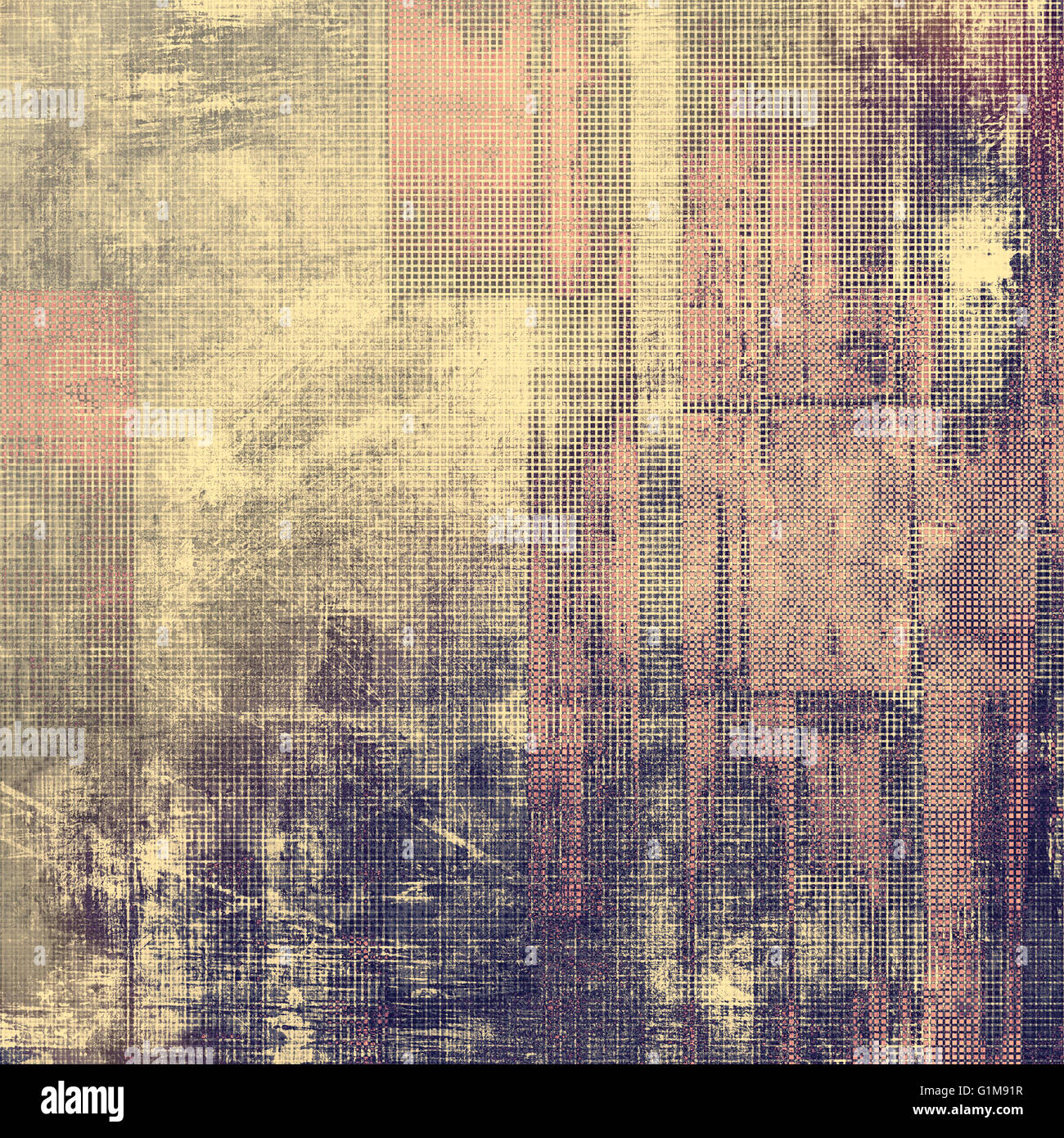 Grunge texture, may be used as retro-style background. With different ...