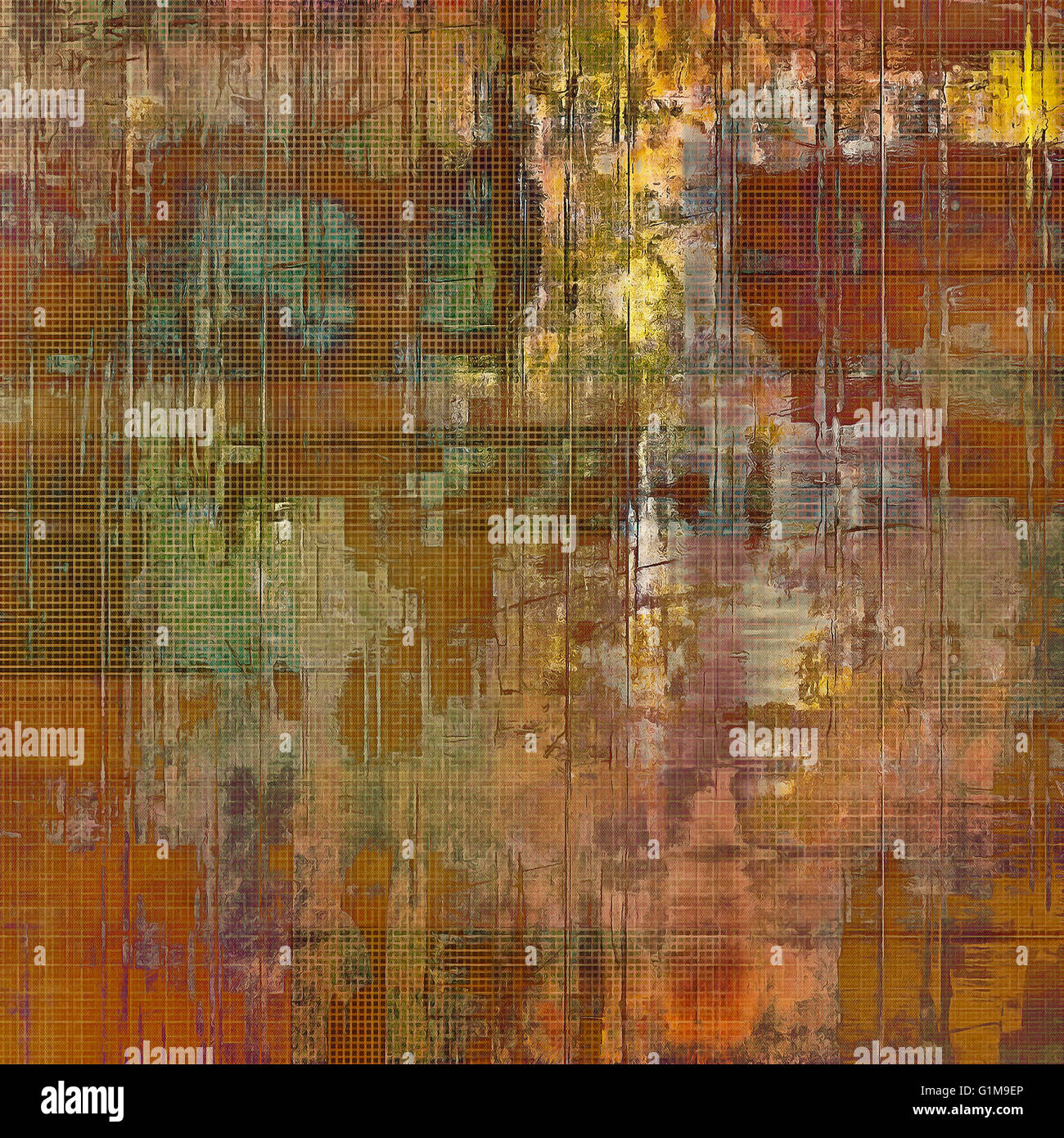 Abstract retro background or old-fashioned texture. With different ...