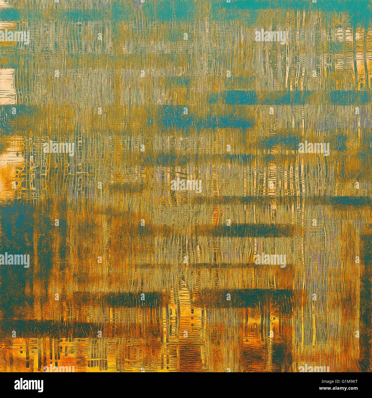 Grunge aging texture, art background. With different color patterns ...