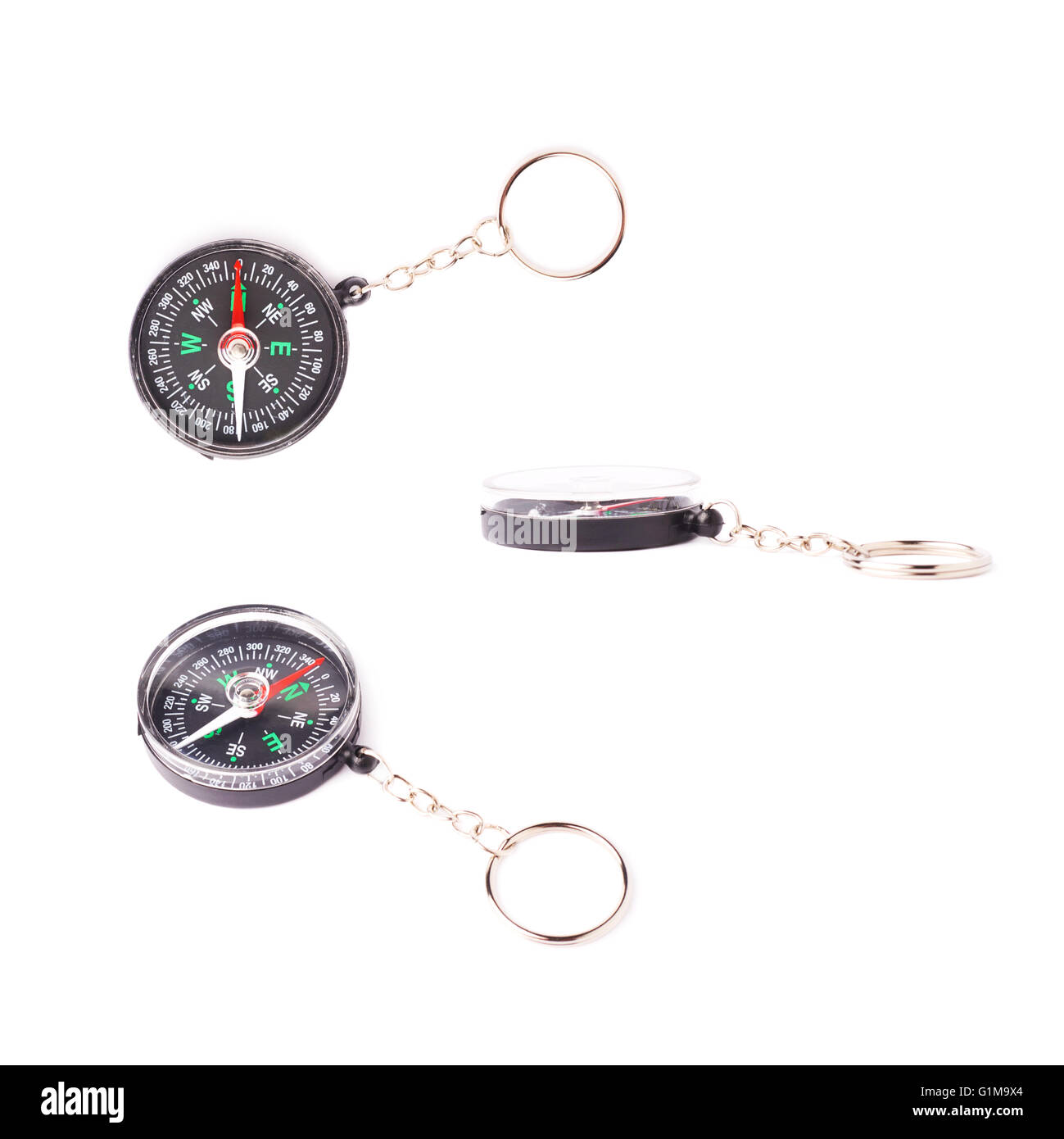 Black compass over isolated white background Stock Photo - Alamy