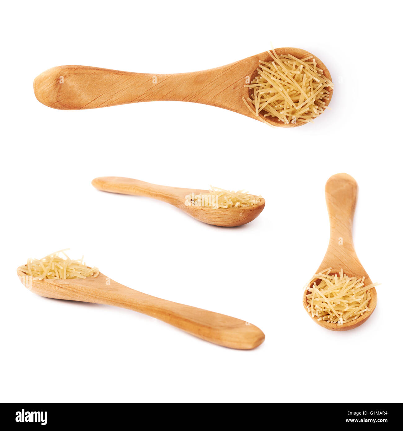 Spoon filled macaroni pasta hi-res stock photography and images - Alamy