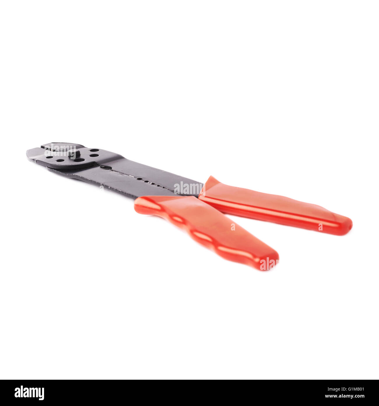 Wire stripper over white isolated background Stock Photo - Alamy