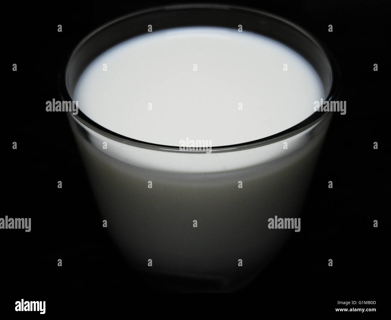 Fresh milk in the glass Stock Photo - Alamy