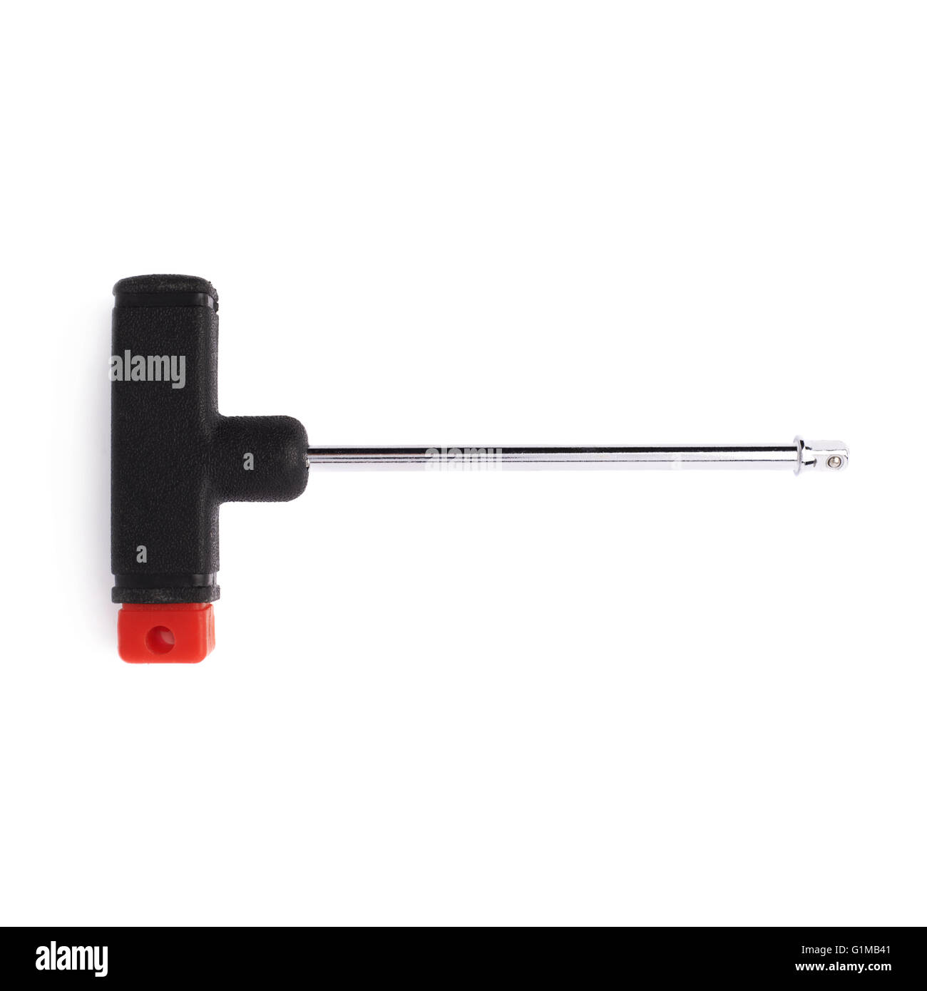 T-shape screwdriver isolated over white background Stock Photo - Alamy