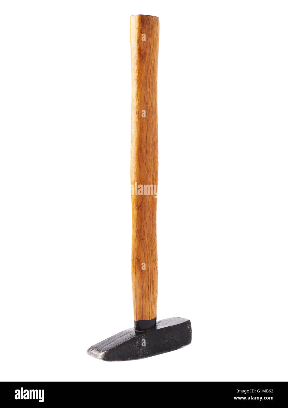 Big metal hammer over white isolated background Stock Photo - Alamy