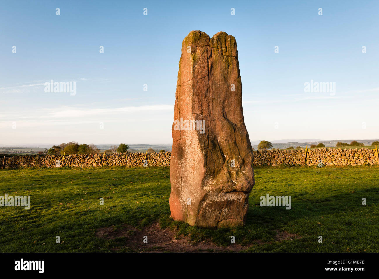 Near Penrith, Cumbria, UK. Long Meg and Her Daughters, a Bronze Age ...