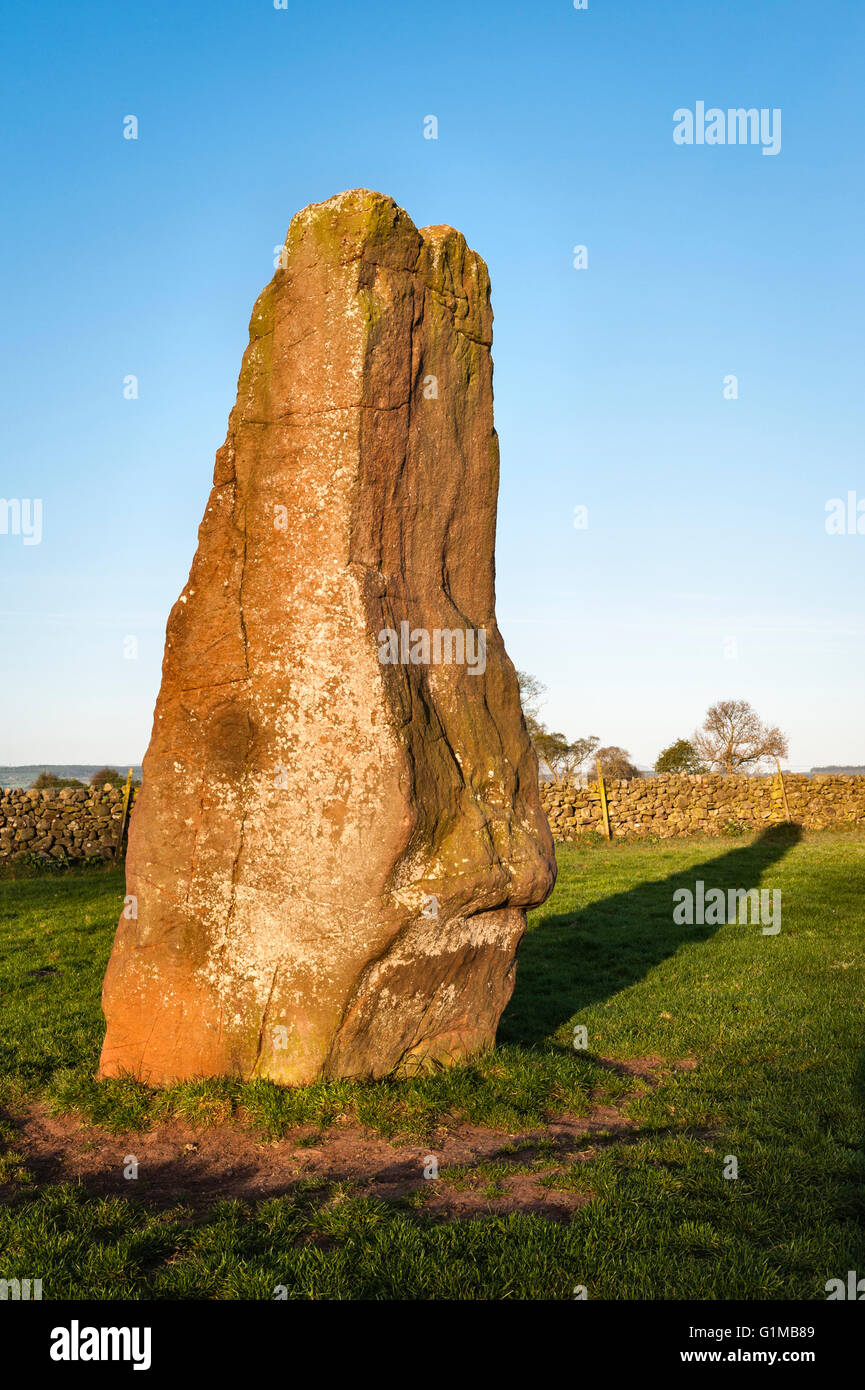Near Penrith, Cumbria, UK. Long Meg and Her Daughters, a Bronze Age ...
