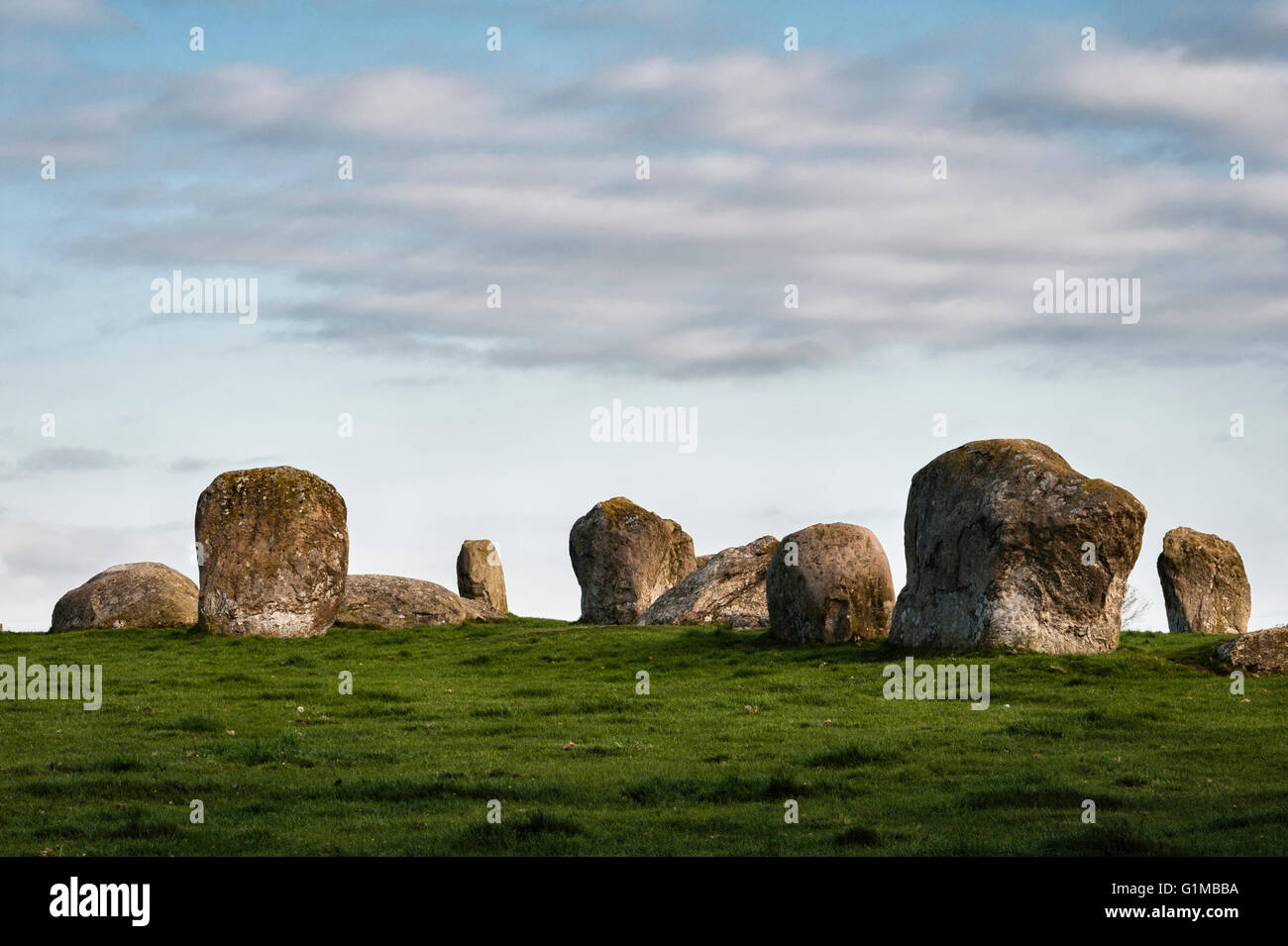 Long meg and her daughters stone circle hi-res stock photography and ...