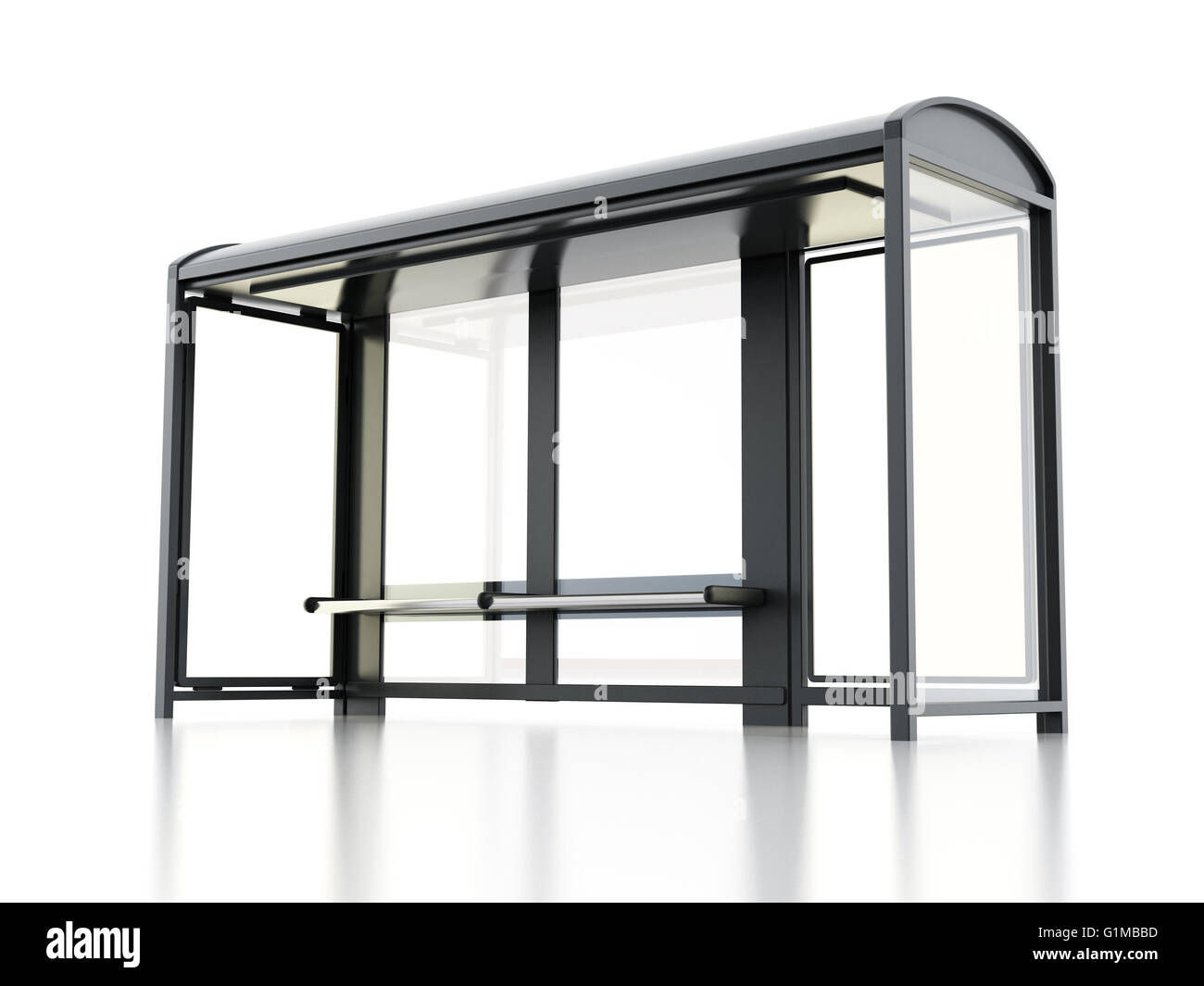 Poster on bus shelter Cut Out Stock Images & Pictures - Alamy