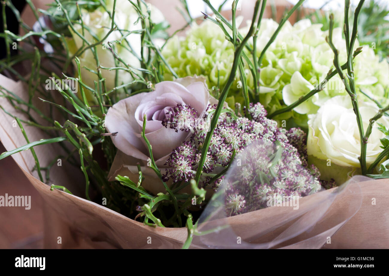 Flowers bouquet stock photo Stock Photo - Alamy
