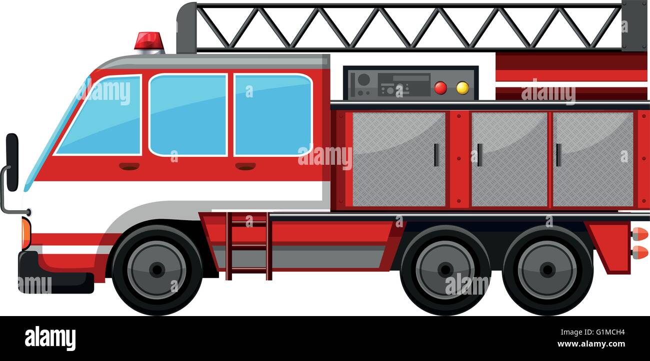 Fire truck wheels Stock Vector Images - Alamy