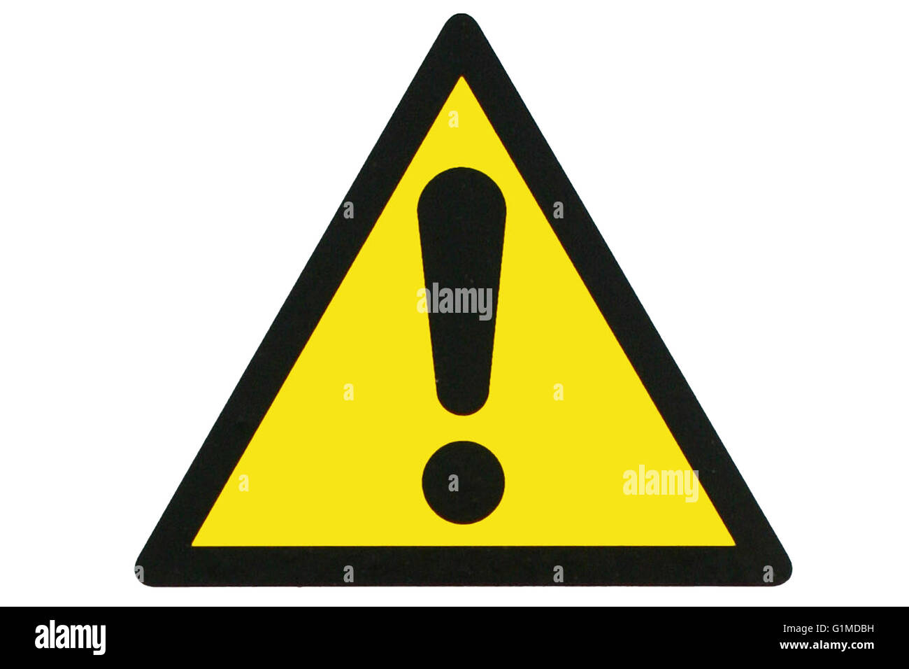 Triangle triangular warning sign hi-res stock photography and images ...