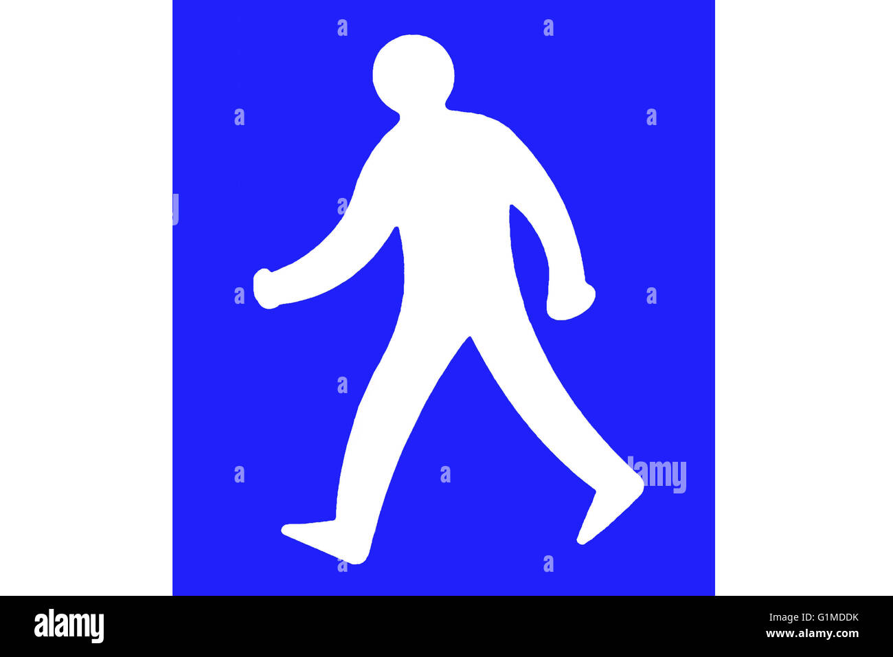 Pedestrian Walkway Sign High Resolution Stock Photography and Images ...